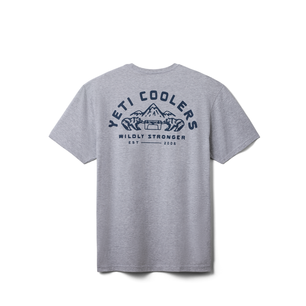 YETI Coolers® Wildly Stronger Short Sleeve T-Shirt Heather Grey – YETI ...